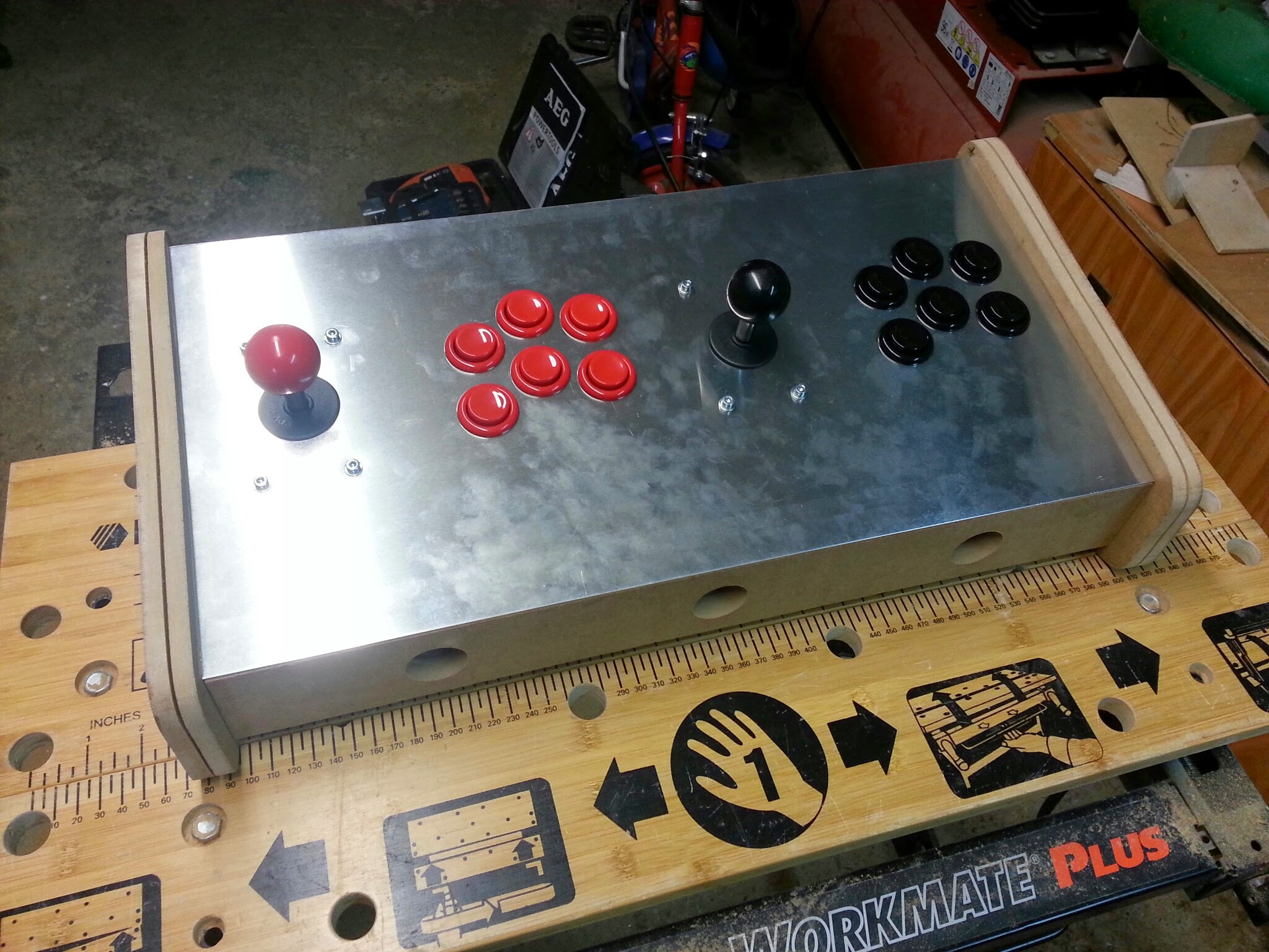 Construire son panel 2 joueurs pour Module Arcade Xin-Mo - Ian’s Web Page